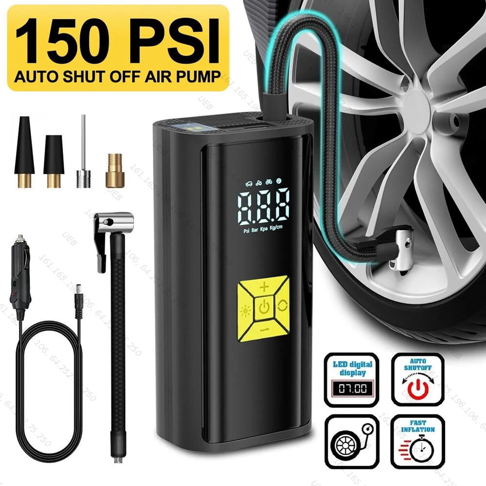 BOFEER Tire Inflator Car Air Pump Compressor Electric Portable Auto 12V ...