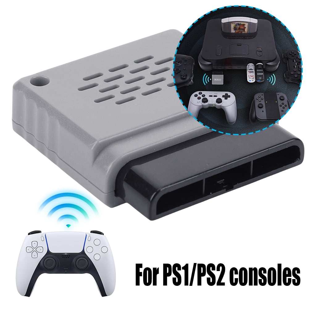 BOFEER Wireless Controller Receiver Adapter for PS2/PS1 Game Console ...