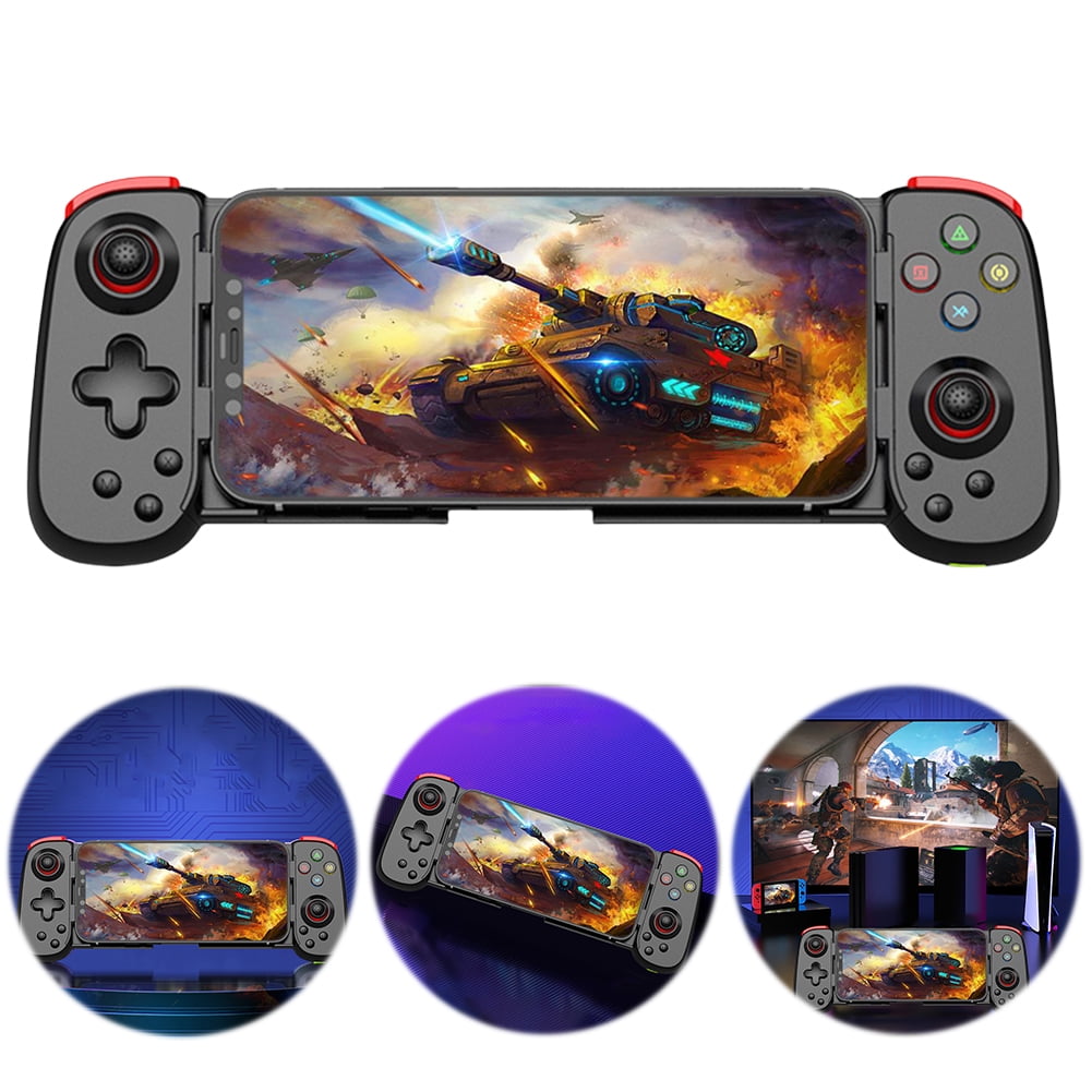 Bofeer Wireless Telescopic Game Controller Bluetooth Compatible Turbo Extendable Game Console 6404