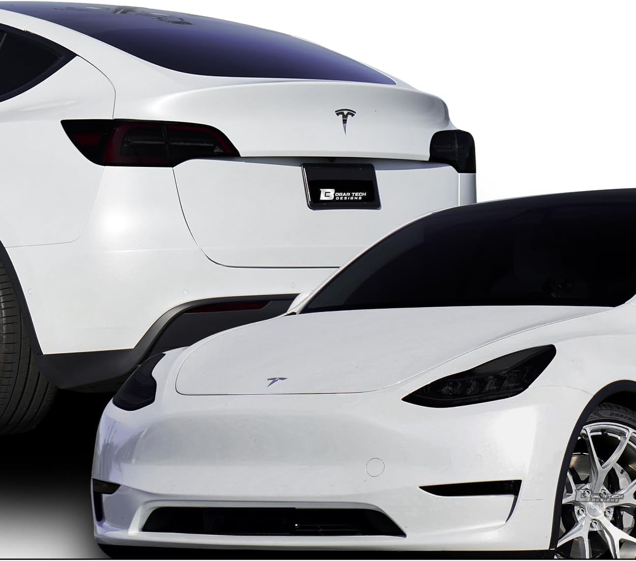 BOGAR TECH DESIGNS Precut for Tesla Model Y 2020-2024 Headlight ...