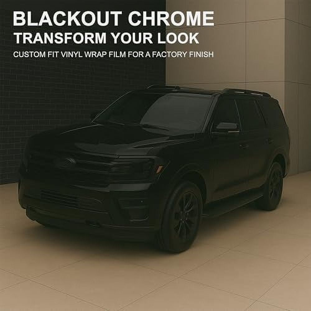 BOGAR TECH DESIGNS Rim Chrome Delete Overlay Compatible with Ford Expedition Max 2022-2024 ...