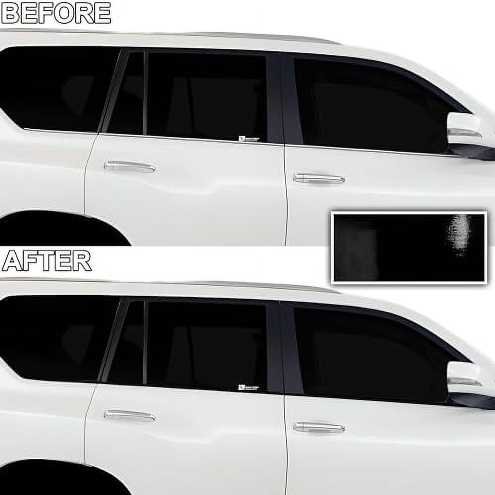 BOGAR TECH DESIGNS Side Window Trim Chrome Delete Overlay Compatible ...