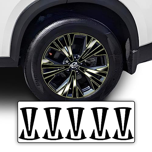 BOGAR TECH DESIGNS Wheel Rim Chrome Delete Sticker Decal Vinyl Film ...