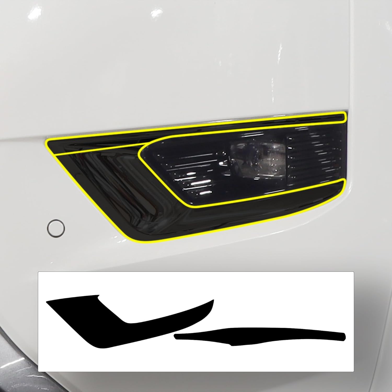 BOGAR TECH DESIGNS for Nissan Armada 2021-2024 Front Bezel Chrome Delete Overlay, Gloss Black ...