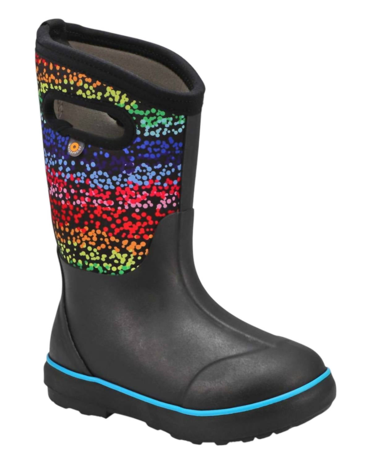 Bogs Girl's Classic Rainbow 2 Boots - Walmart.com