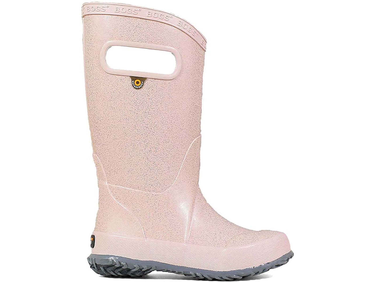 BOGS Girl's Rainboot Glitter Rain Boots Rose Gold - 72399-689 - Walmart.com