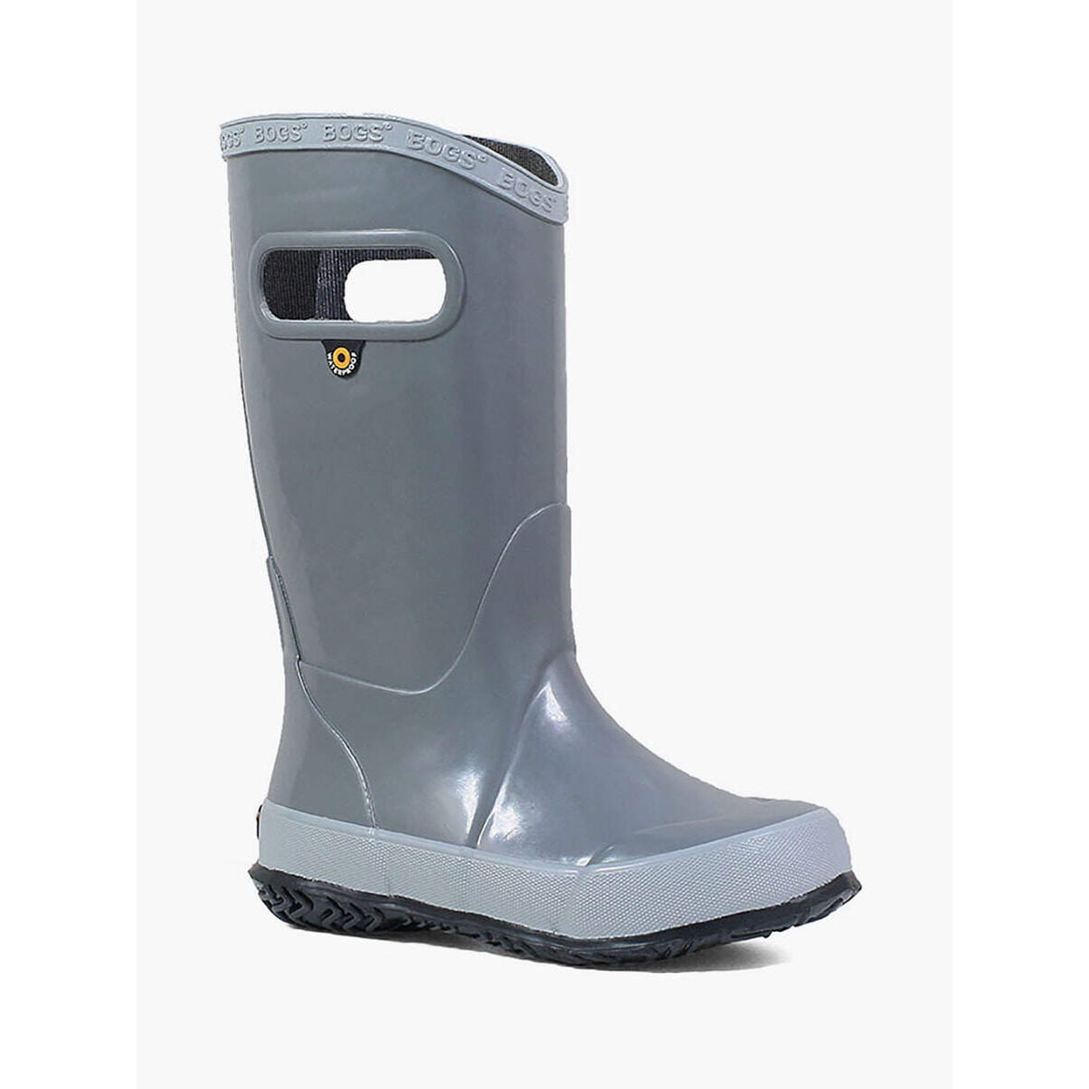 BOGS Kids Rainboot Slip On Solid Grey 72377-020 Waterproof 9 Inch Rain ...