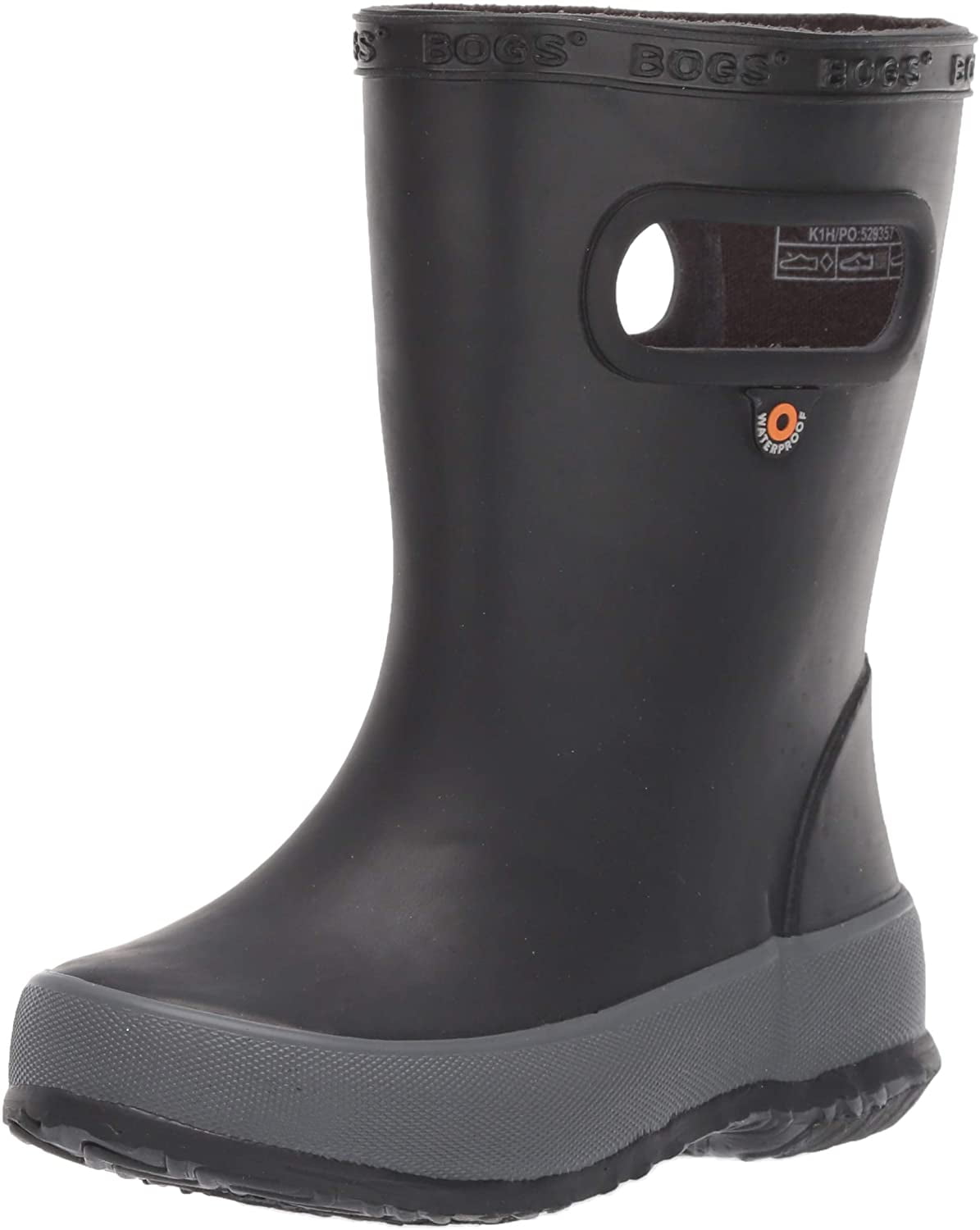 BOGS Kids Skipper Solid Waterproof Rain Boot - Walmart.com