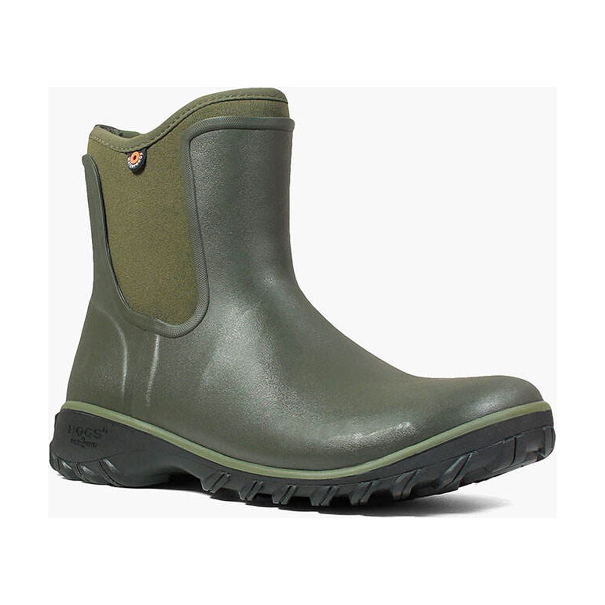 BOGS Women's Sauvie Slip On Waterproof Rain Boots Sage - 72203-306 SAGE ...