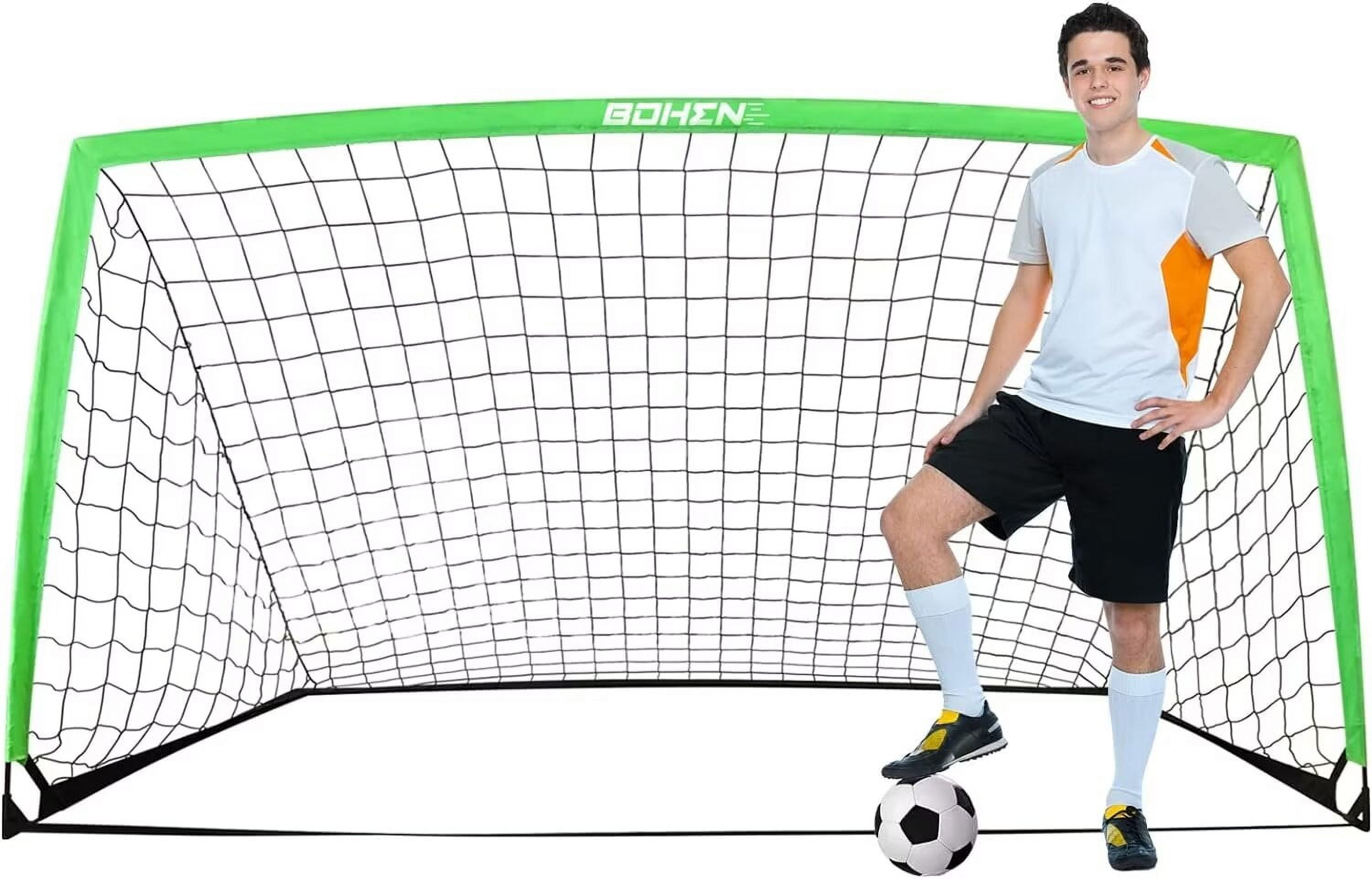 BOHEN 9x5 ft Portable Kids Soccer Goal for Backyard Large Practice ...