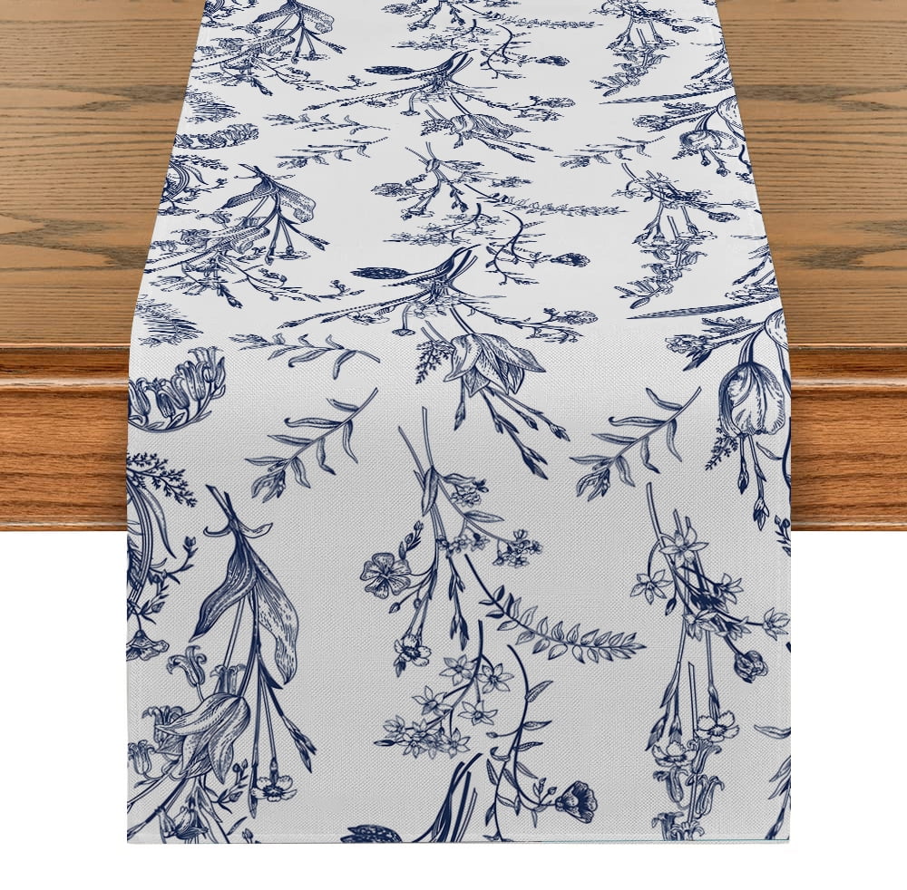 BOHO Individual Cloth for Table Runner Silver Flower Wedding Table ...