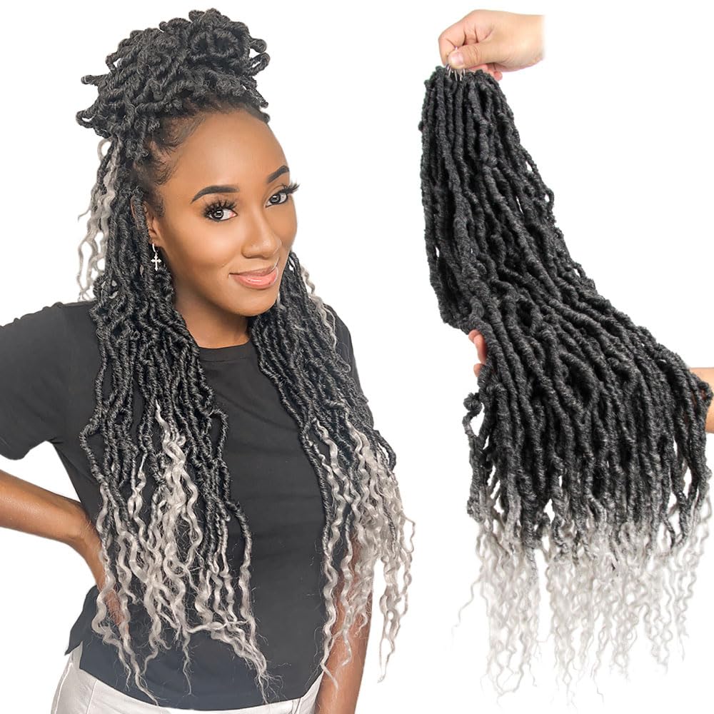 BOHOBABE Faux Locs Crochet Hair 30 Inch, Boho Soft Crochet Locs with ...