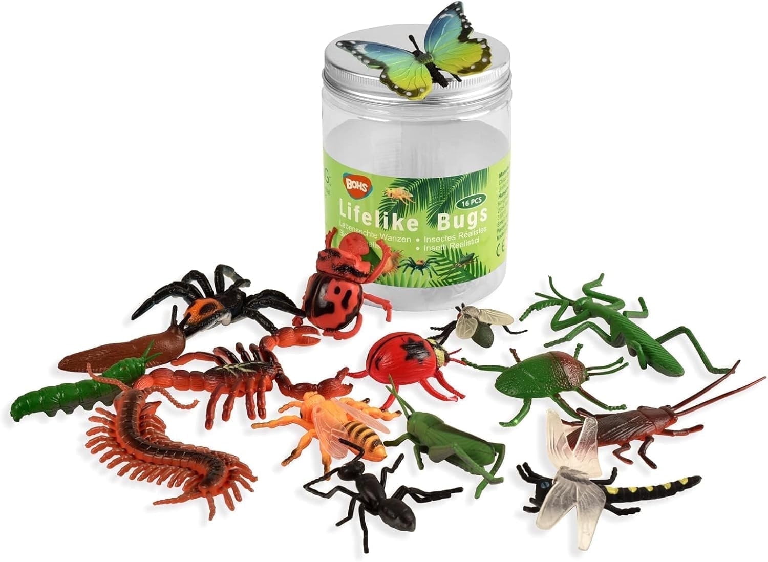 BOHS Bug Play Figures, Realistic Insect Toys for Educational Projects ...