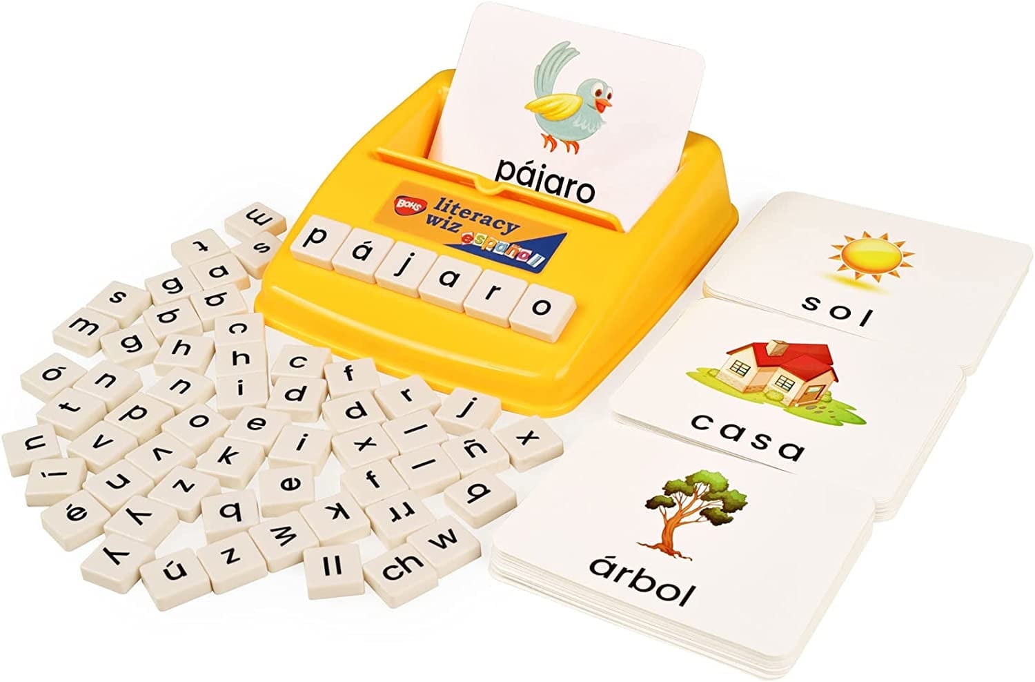 BOHS Spanish Literacy Wiz Spelling Game - Espanol Lower Case 60 Flash ...
