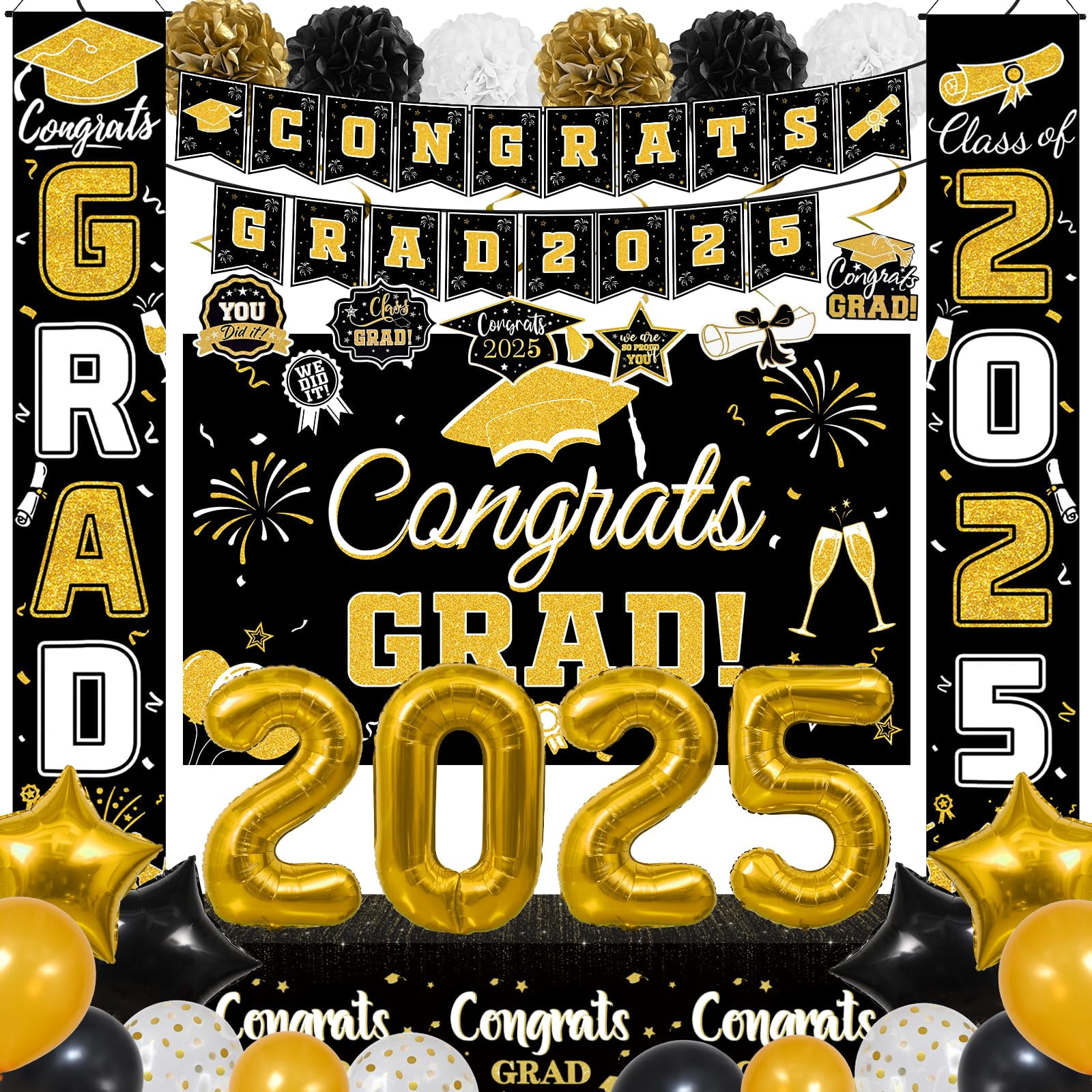 BOIKOKY 60 PCS Rock SSF20 and Roll Party Favors Set - 36 Temporary ...