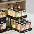 BOIVSHI Pull Out Spice Rack Organizer for Cabinet, 2-Tier Heavy Duty ...
