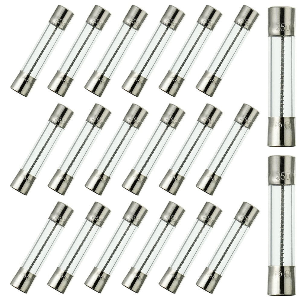 BOJACK, 6x30mm, 15A, 250V Slow Blow Time Delay Electrical Fuse ...