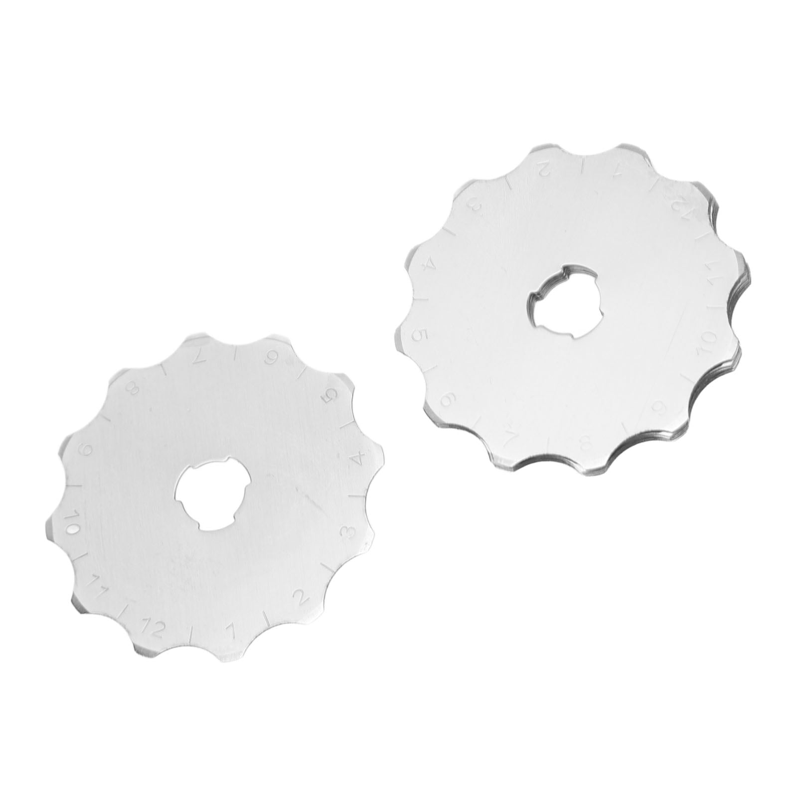 BOKYAN 10Pcs Rotary Cutter Blades Stainless Steel Replacement Fabric ...