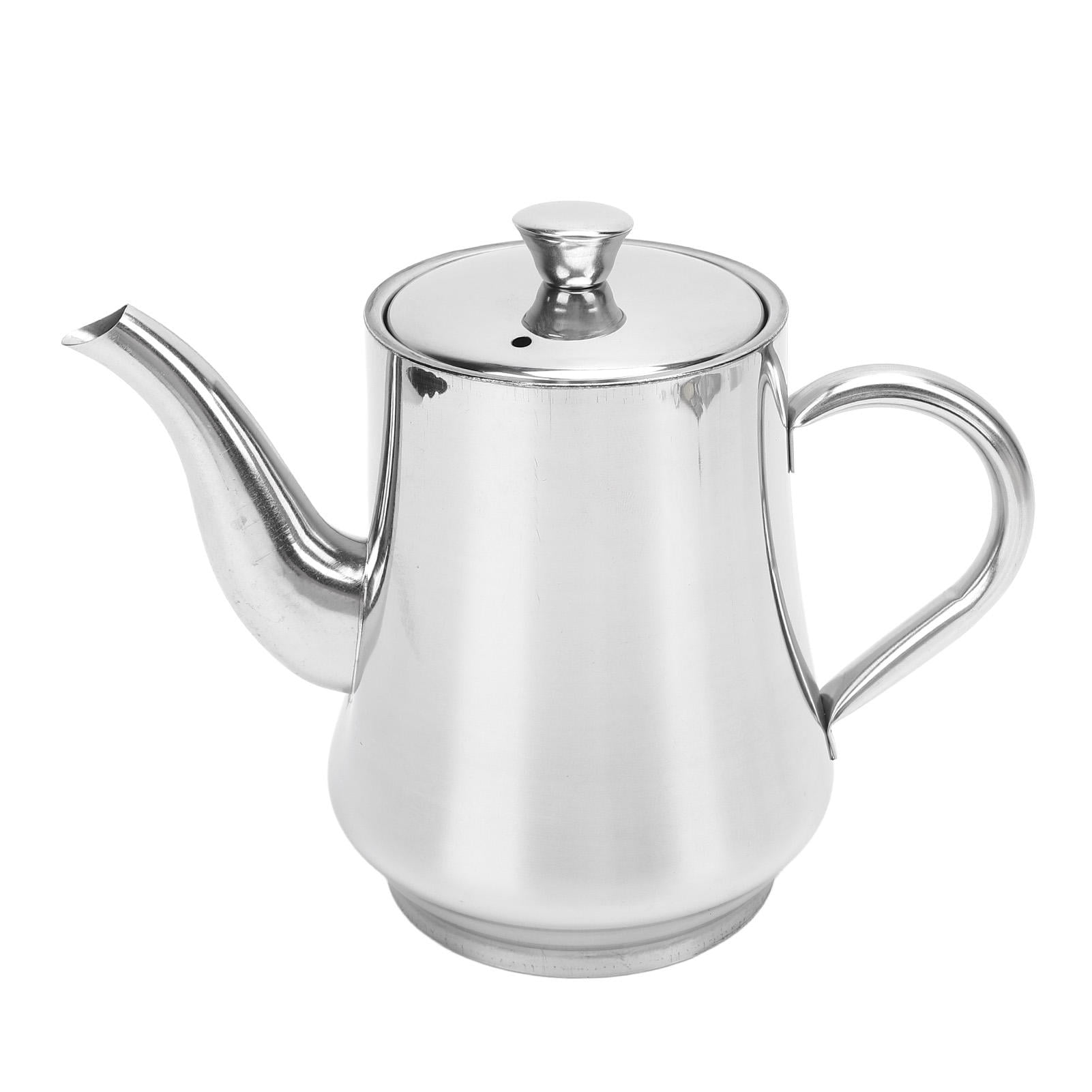 BOKYAN 24‑oz Stainless Steel Oil Pot with Built‑In Mesh Strainer, Leak ...