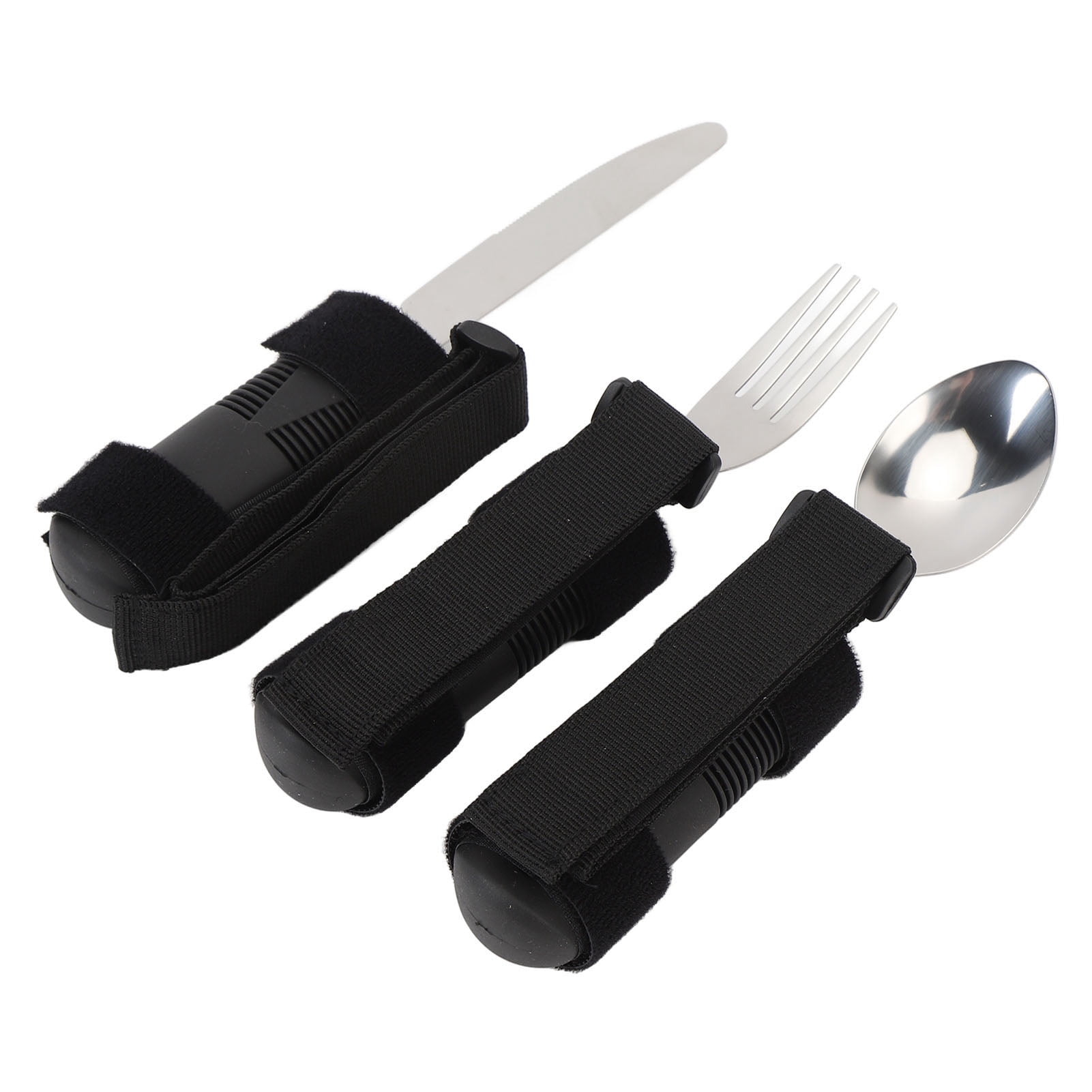 BOKYAN 3-Piece Adaptive Cutlery Set, Weighted Utensils Set for The ...