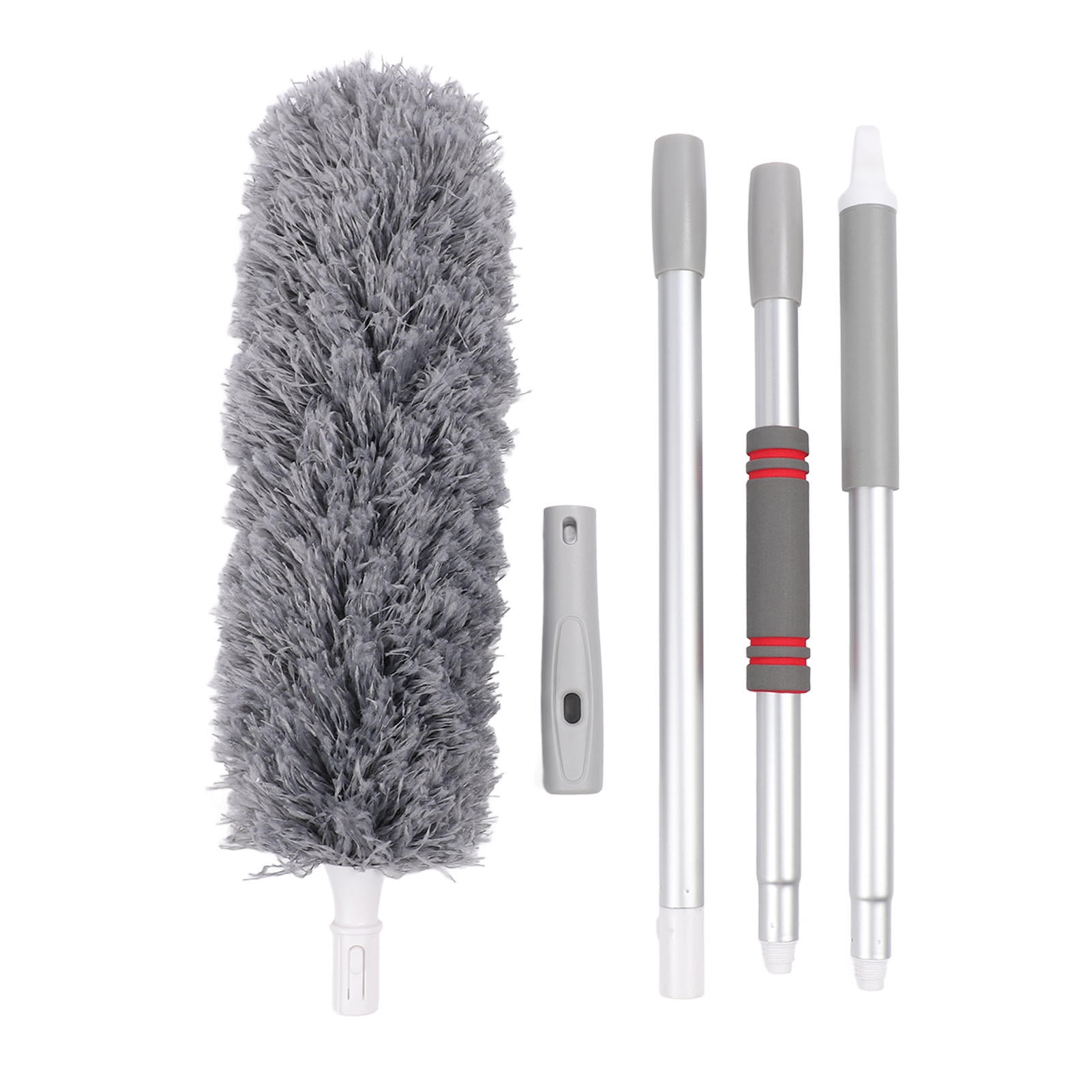 BOKYAN 3‑Section Extendable Aluminium Dust Wand with Bendable Micro ...