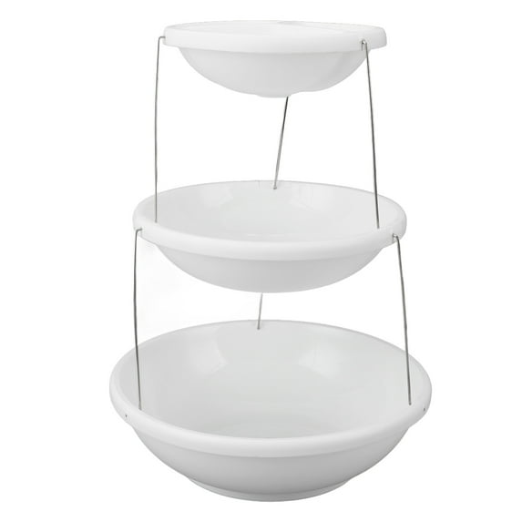 BOKYAN 3 Tier Rotating Foldable Cake Tray Stand, Stylish Decorative ...