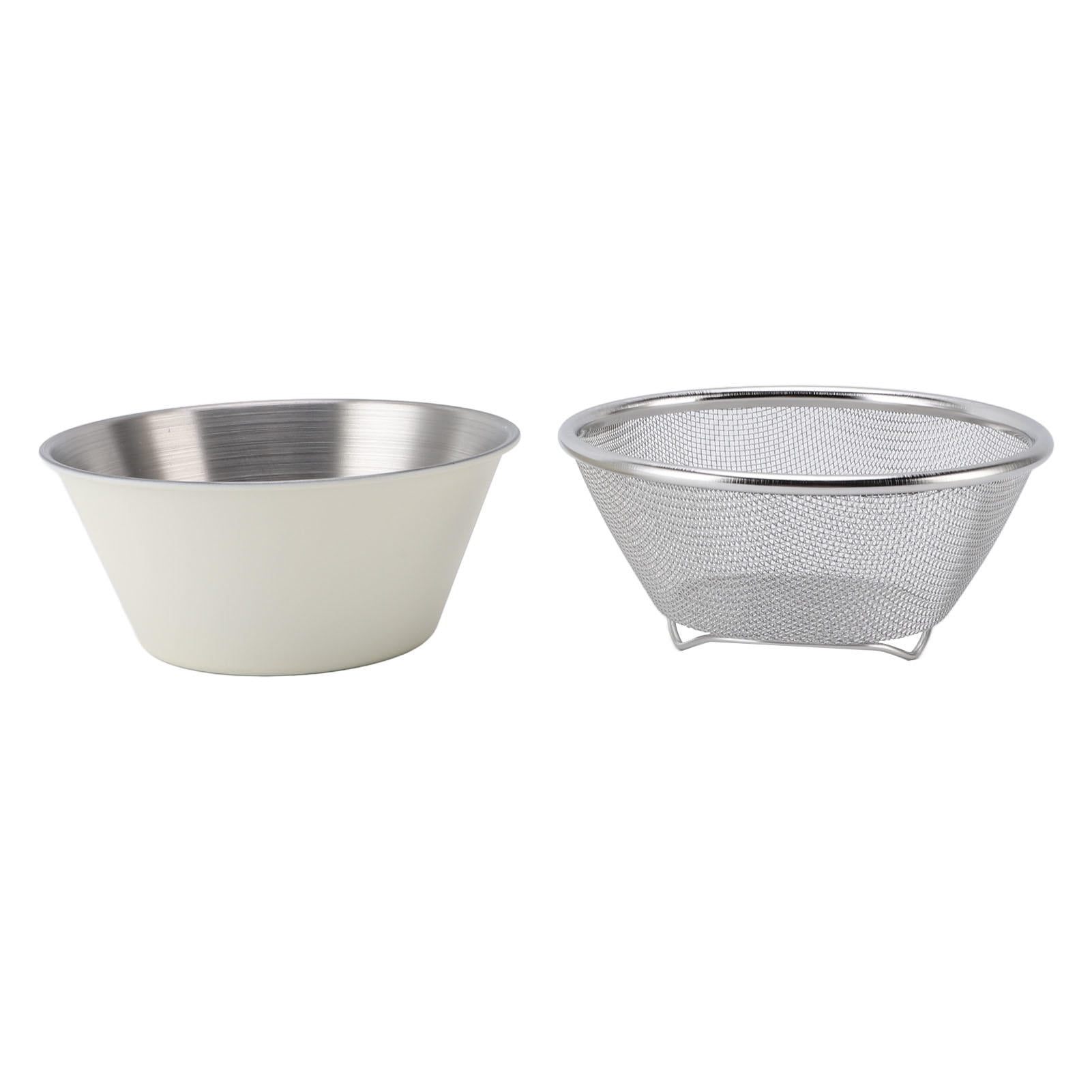 BOKYAN 304 Stainless Steel Colander & Mixing Bowl Set – Microporous ...