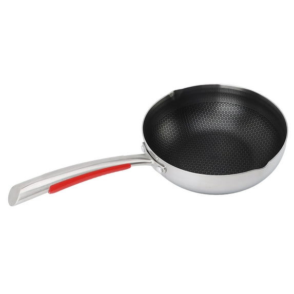 BOKYAN 316 Stainless Steel Frying Pan 28cm – Double‑Sided Heat‑Spread ...