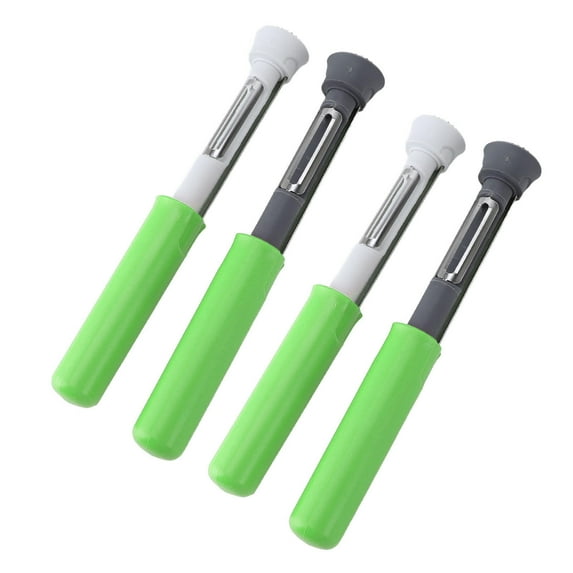 BOKYAN 4‑Piece 2‑in‑1 Stainless Steel Fruit Core Remover & Peeler ...
