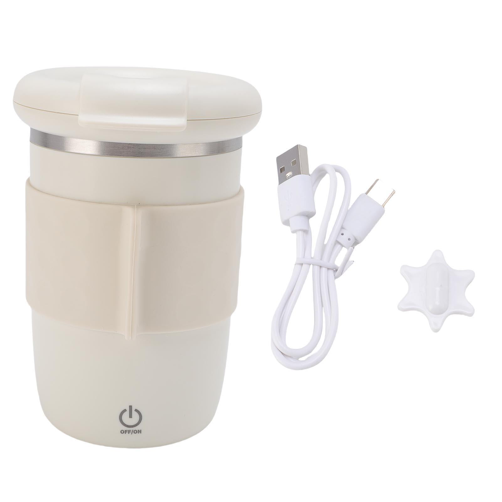 BOKYAN 420 ML Automatic Self‑Stirring Stainless Steel Mug – USB‑Charged ...
