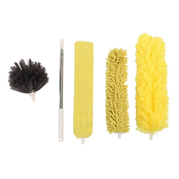 BOKYAN 5‑Piece Microfiber Duster Set with Telescopic Pole, Cobweb ...