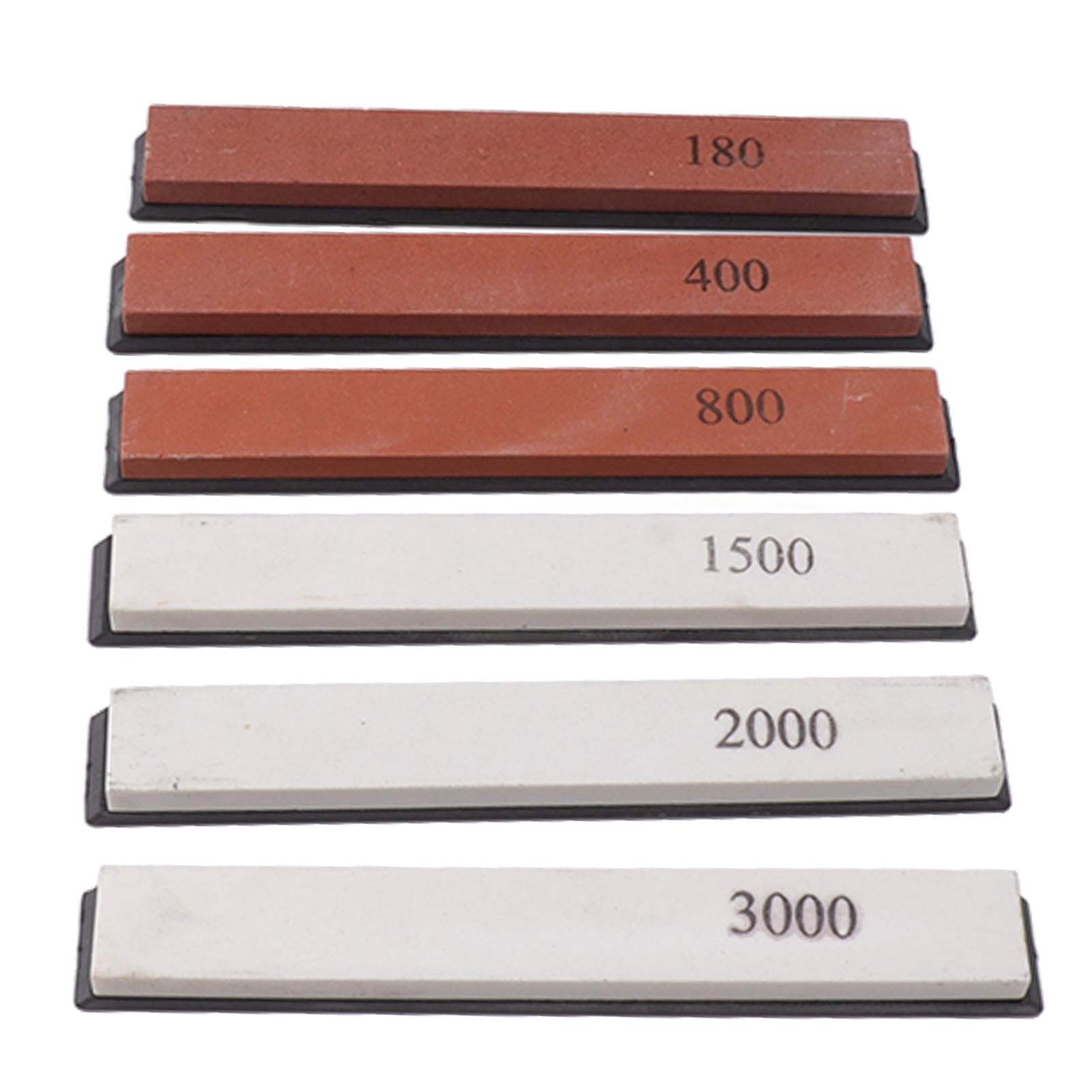 BOKYAN 6‑Piece Knife Sharpening Stone Set with Built‑In Base & Angle ...
