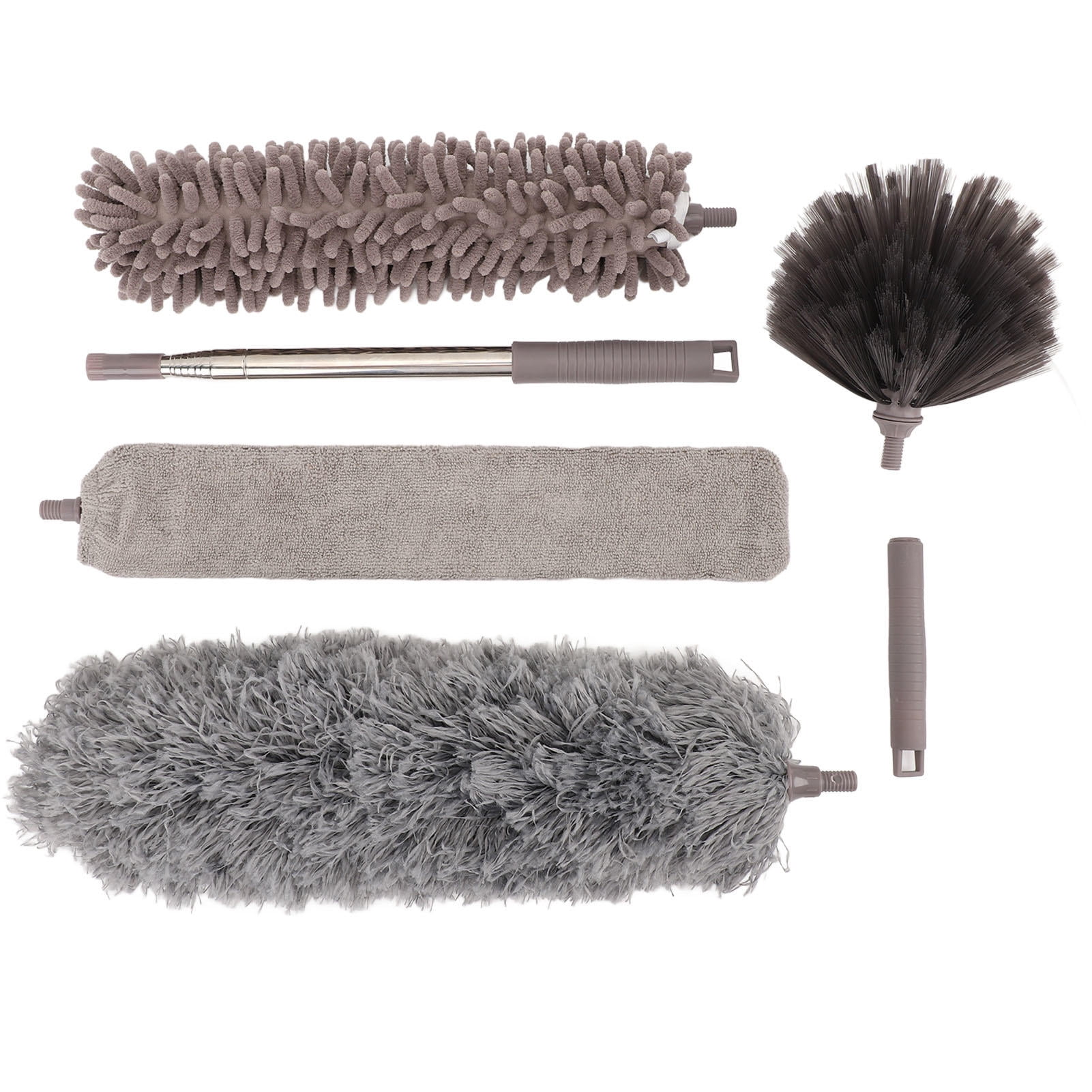 BOKYAN 6‑Piece Ultra‑Fine Microfiber Duster Set with Telescopic ...