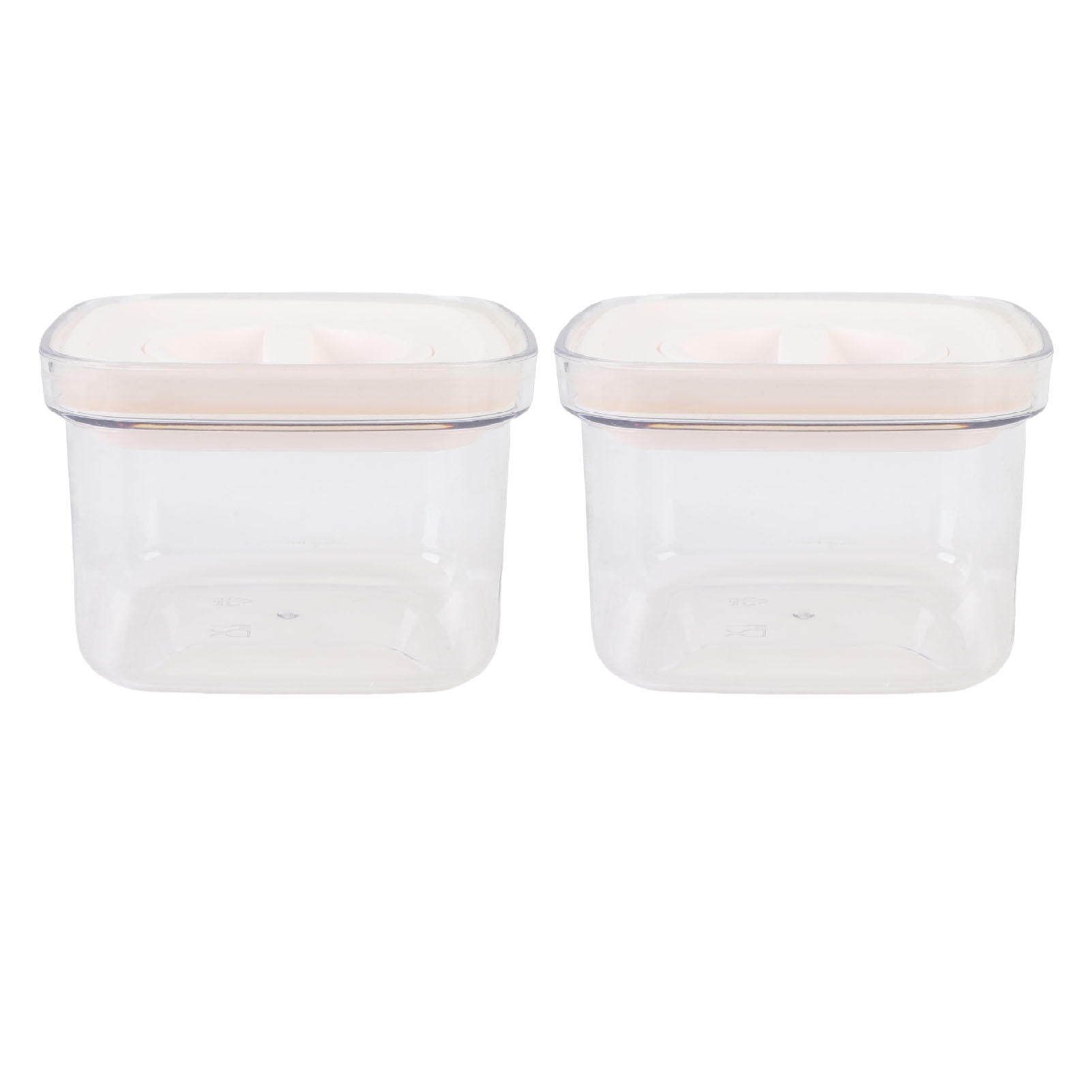 BOKYAN Airtight 600 ml Reusable Clear Food Storage Canister – Durable ...
