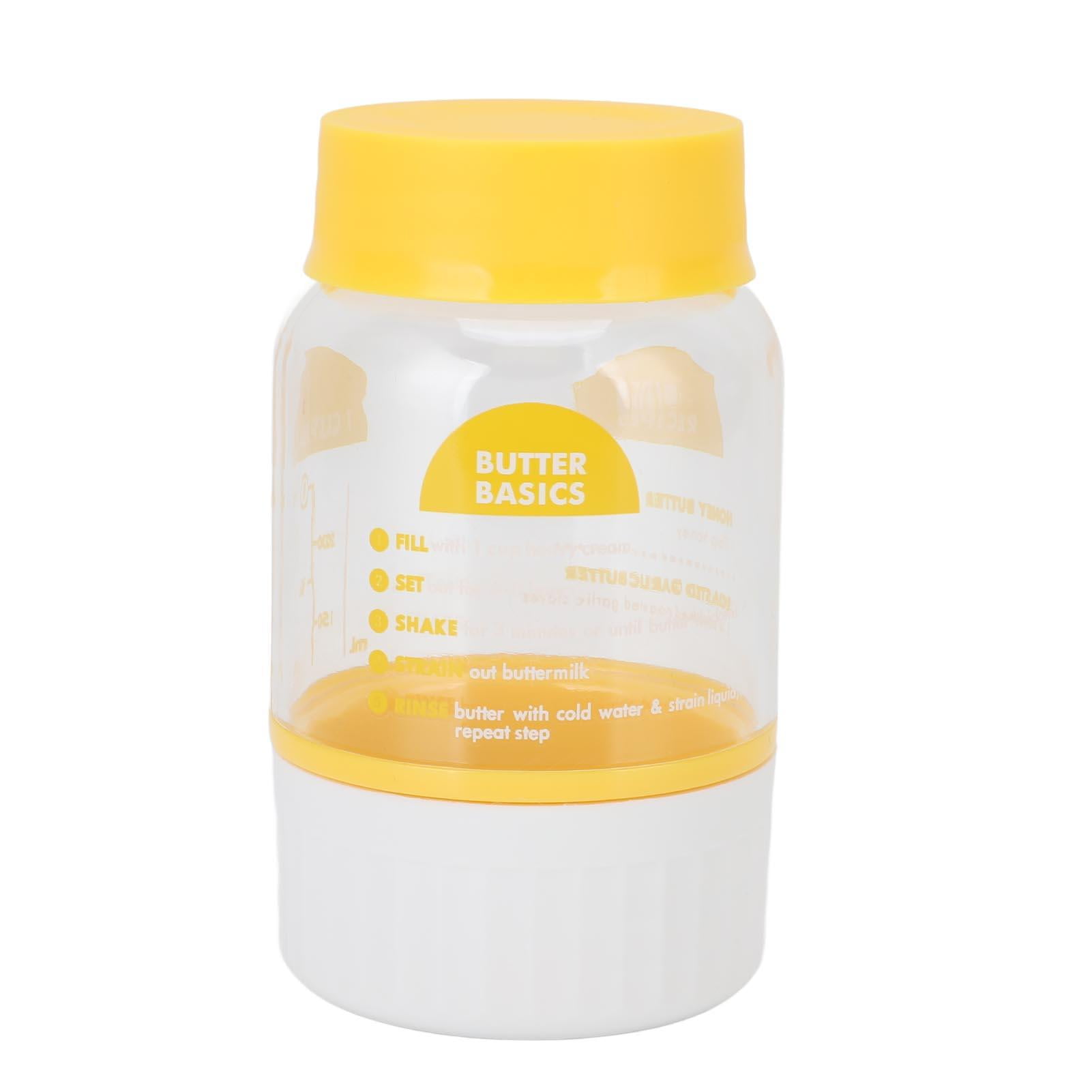 BOKYAN Butter Maker Cup – Plastic Cream Separator Bottle for Homemade ...