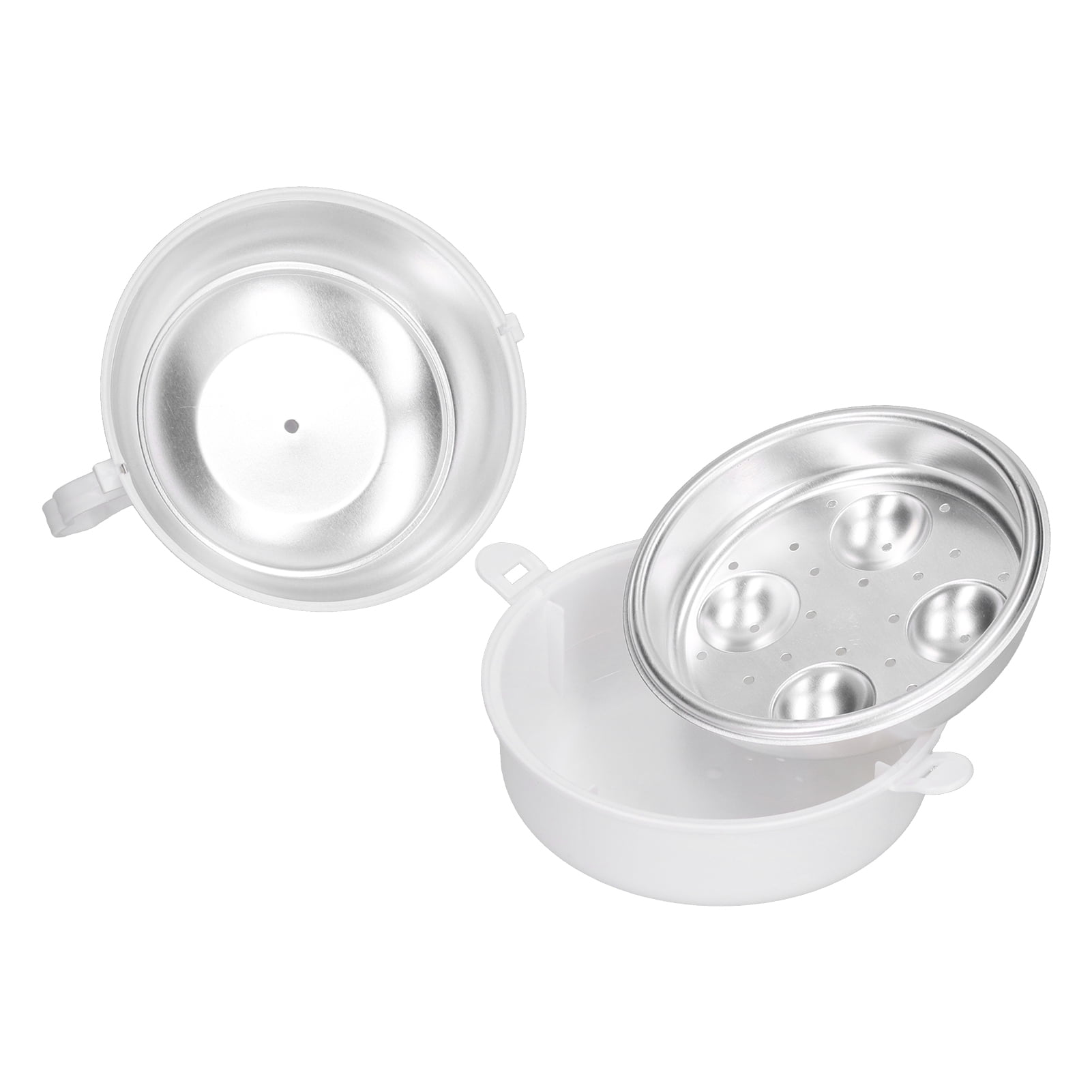 BOKYAN Chicken-Shaped Microwave Egg Cooker, Heat Resistant 4-Egg Boiler ...