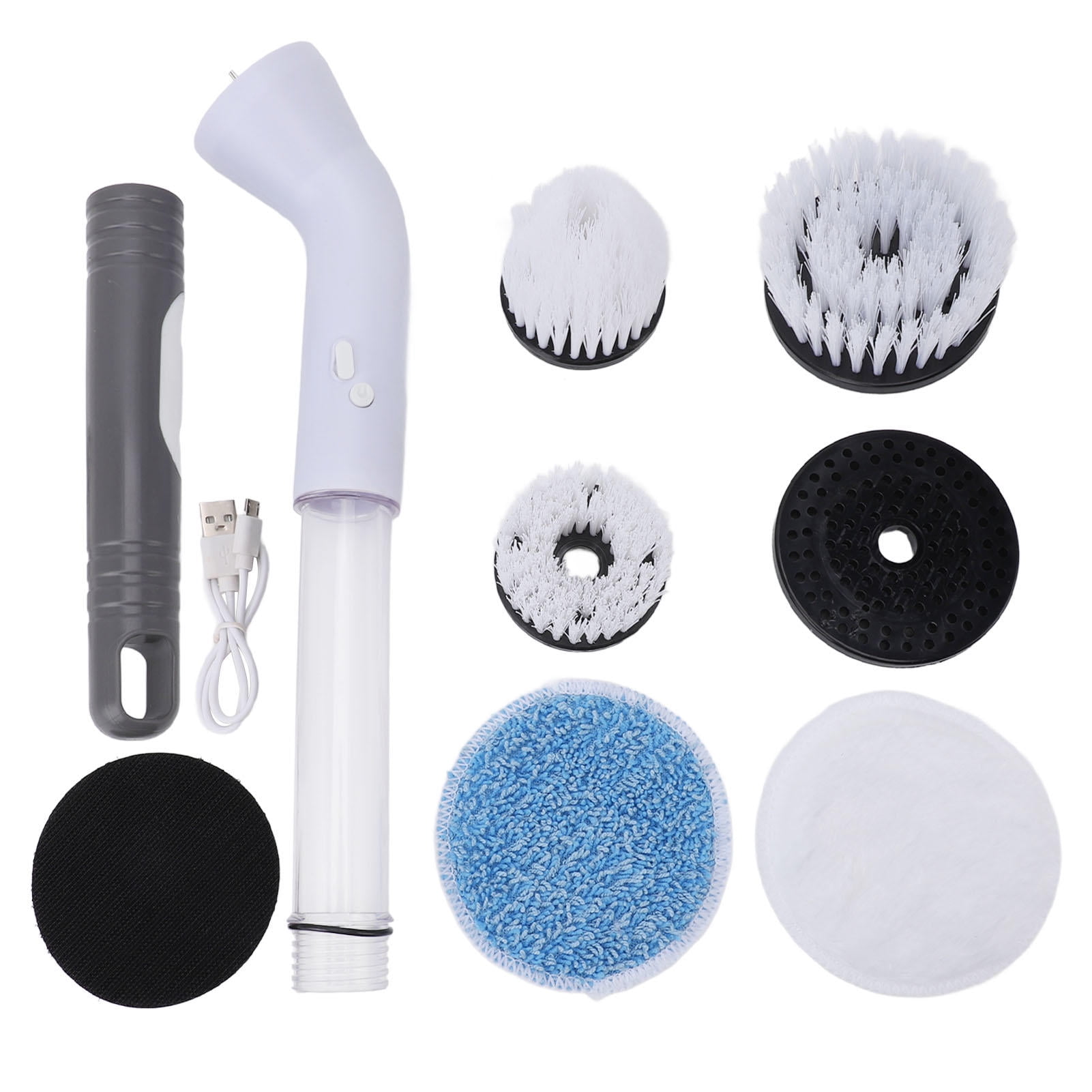 BOKYAN Cordless Electric Rotating Scrubber – Long‑Handle Bathroom ...