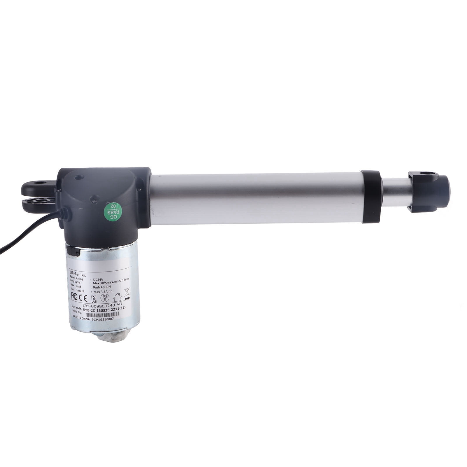 BOKYAN DC 24V 150mm Stroke Linear Actuator Heavy Duty 4000N Max Load ...