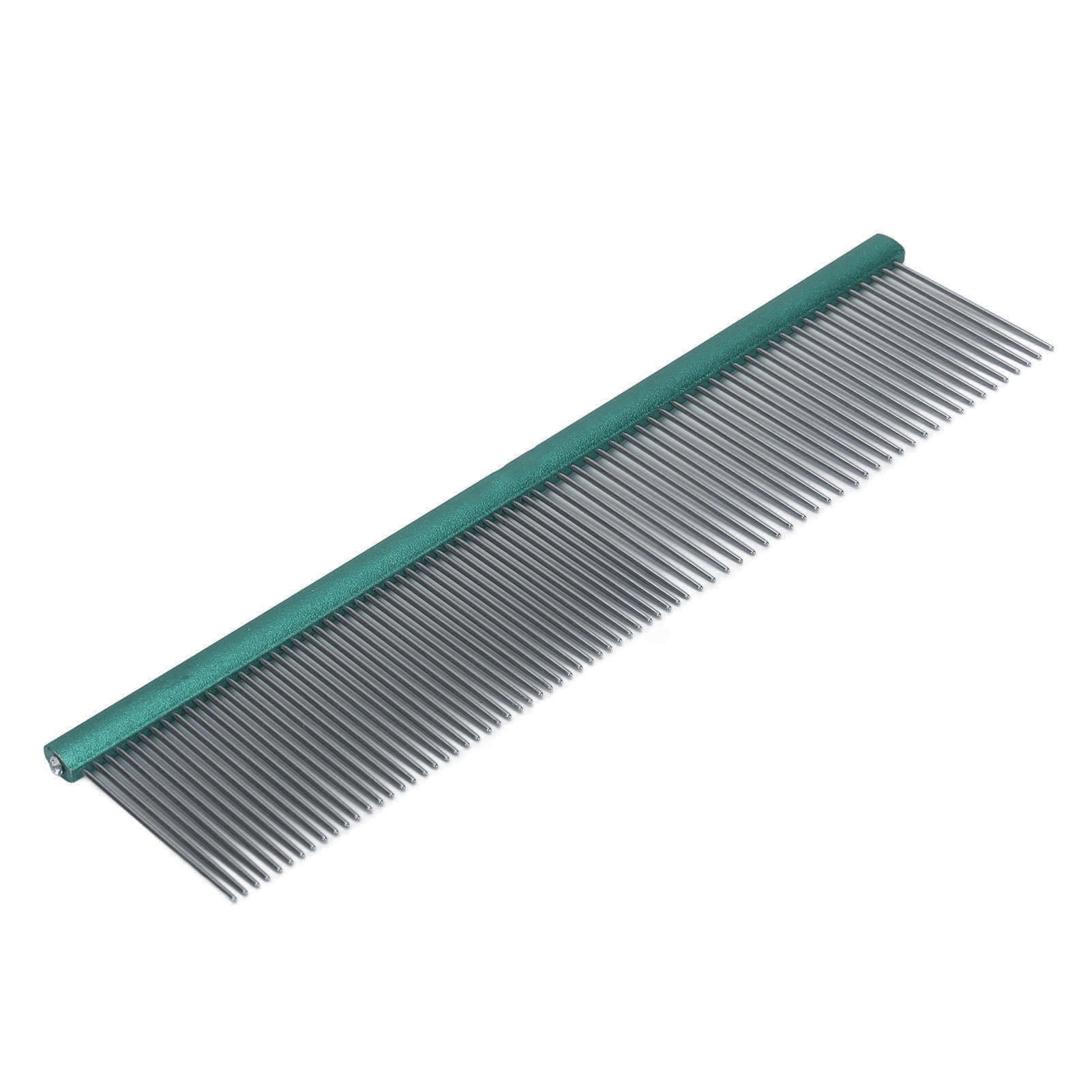 BOKYAN Dual‑Density Stainless Steel Pet Comb – Ergonomic Handle ...