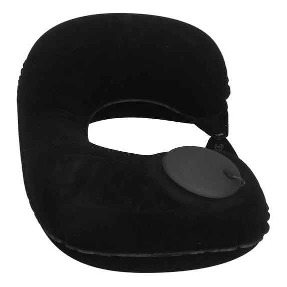 BOKYAN Inflatable Travel Neck Pillow U-Shaped Press Automatic Air ...