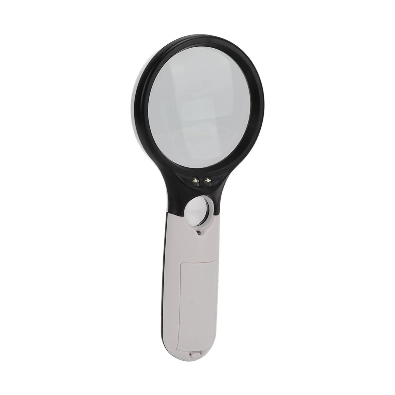 BOKYAN Lighted Magnifying Glass LED Light Acrylic Double Lens Portable ...