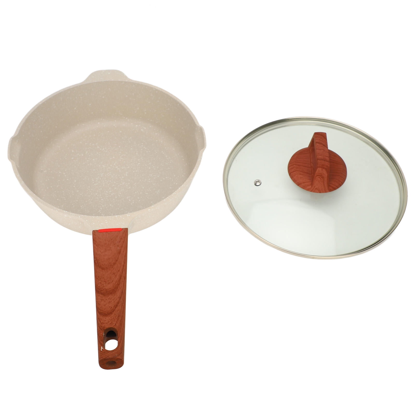 BOKYAN Maifan Stone 24cm Non‑Stick Frying Pan with Visual Lid – Fast ...