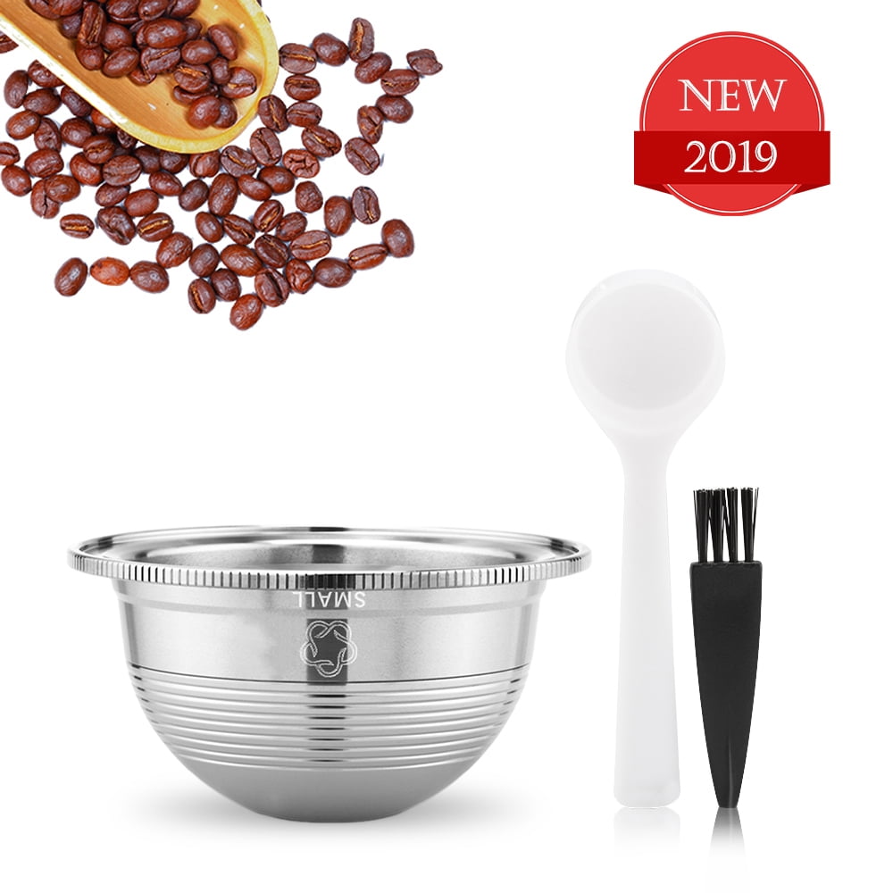 BOKYAN Premium Stainless Steel Reusable Coffee Capsules Vertuoline Pod ...