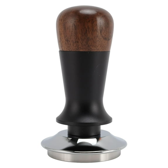 BOKYAN Premium Walnut & Stainless Steel Coffee Tamper – 51 mm Spring ...
