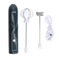 BOKYAN Rechargeable Handheld Milk Frother & Egg Beater – 2‑in‑1 Whisk ...