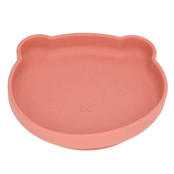 BOKYAN Silicone Bear‑Shaped Suction Plate, 6.5×7″, Soft & Safe, Self ...