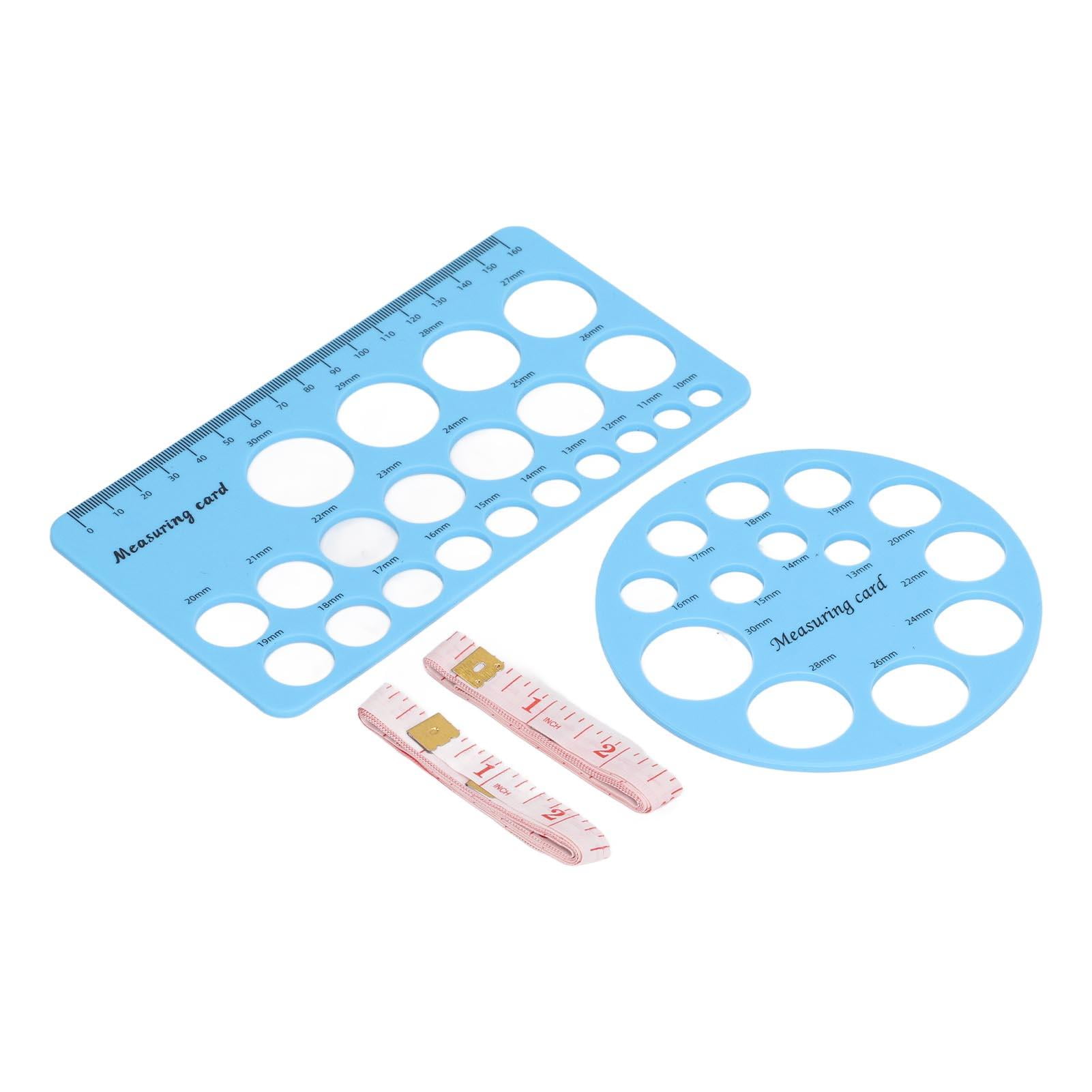 BOKYAN Silicone Nipple Ruler Set – 21‑Hole Flange Size Guide for Breast ...