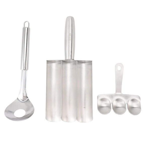 BOKYAN Stainless Steel Triple Meatball Maker – 3‑Spoon Design, Non ...
