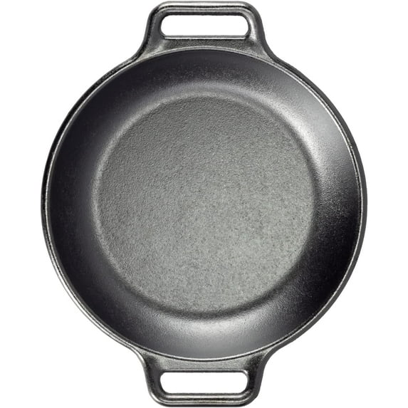 BOLD 12 Inch Seasoned Cast Iron Skillet with Handles, Design-Forward ...