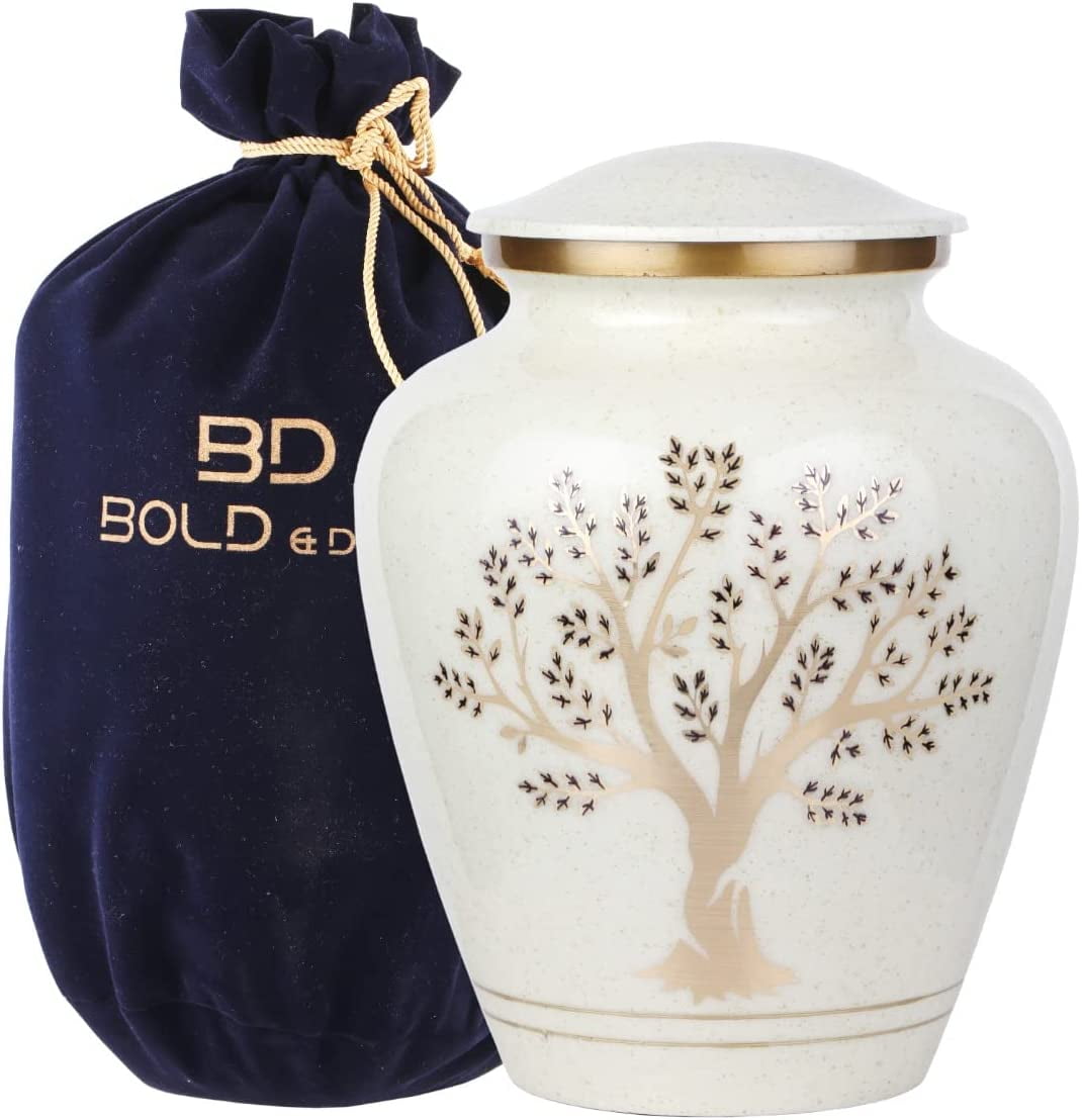 BOLD & DIVINE Beautiful Tree of Life Adult Urn | 200 Cubic Inches ...